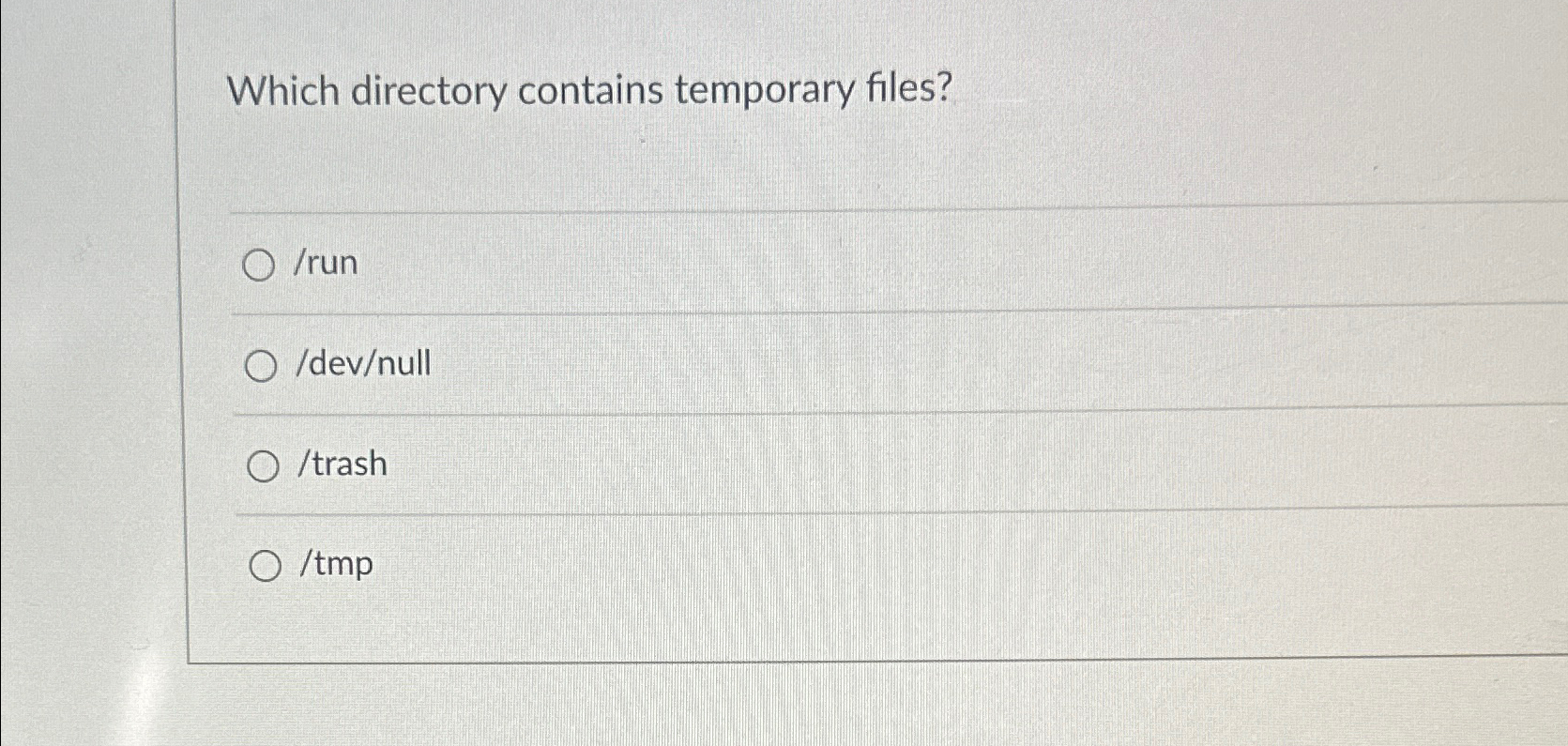Solved Which Directory Contains Temporary 
