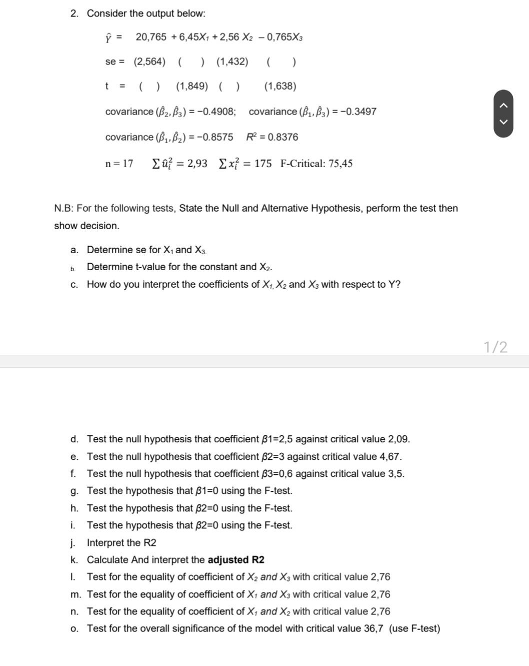 Solved 2. Consider the output below: | Chegg.com