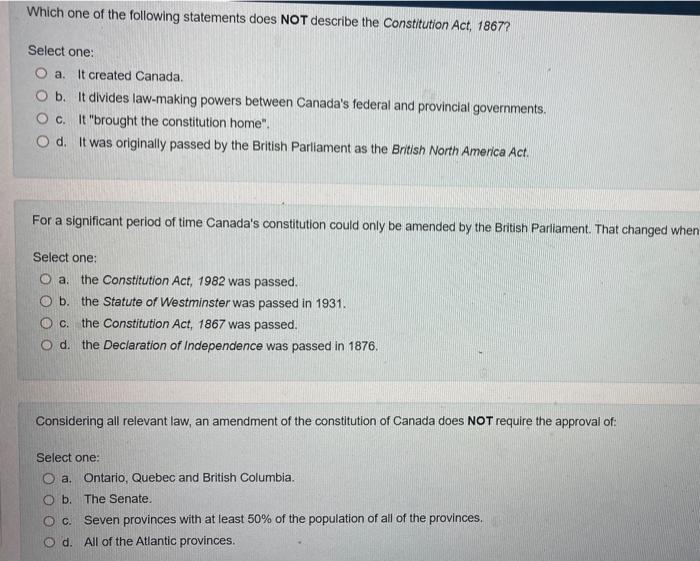 Solved Which one of the following statement does not | Chegg.com