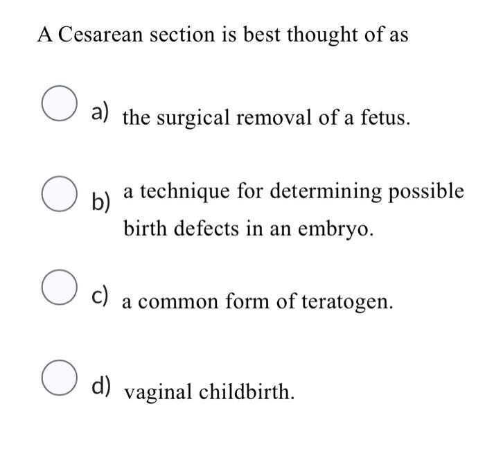 Solved How many of the following are potential teratogens: | Chegg.com