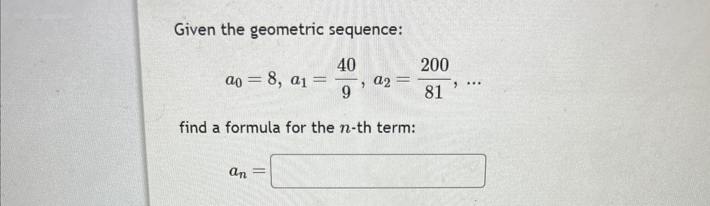 Solved Given the geometric | Chegg.com