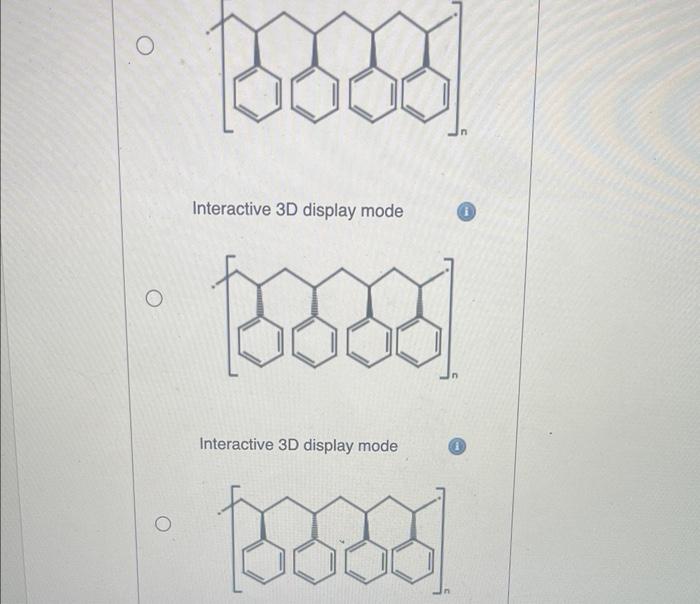 Solved Interactive 3D display mode Interactive 3D display | Chegg.com