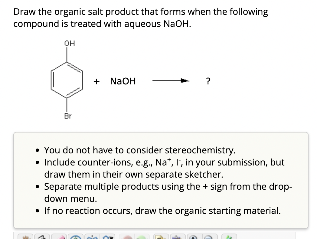 Solved Draw the organic salt product that forms when the | Chegg.com