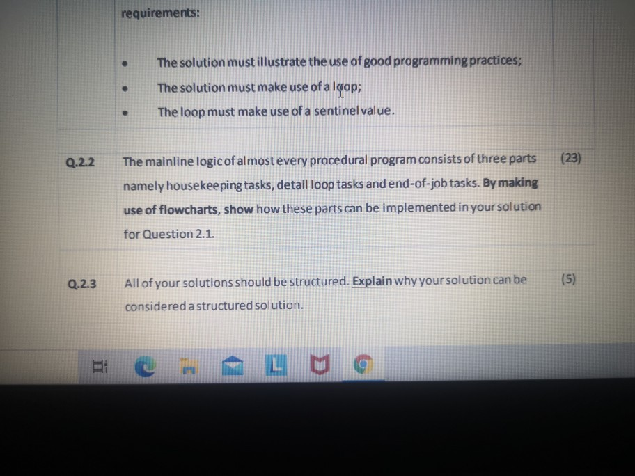 Solved requirements: The solution must illustrate the use of | Chegg.com