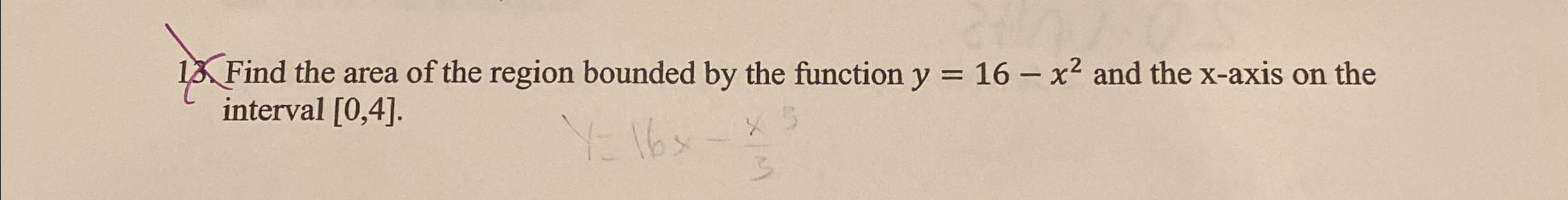 Solved Find the area of the region bounded by the function | Chegg.com