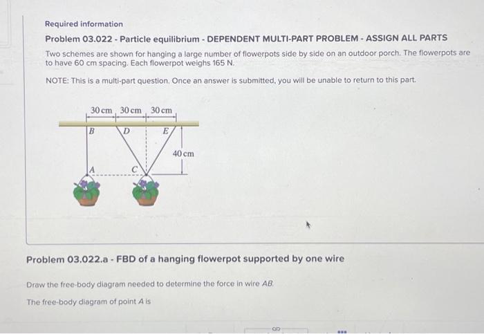 Solved Two schemes are shown for hanging a large number of | Chegg.com