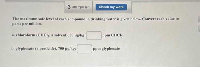 Solved Be sure to answer all parts. What is the molarity of | Chegg.com