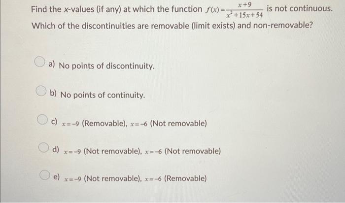 Solved Find the x-values (if any) at which the function | Chegg.com