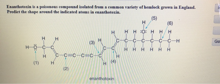 Solved Enanthotoxin is a poisonous compound isolated from a | Chegg.com