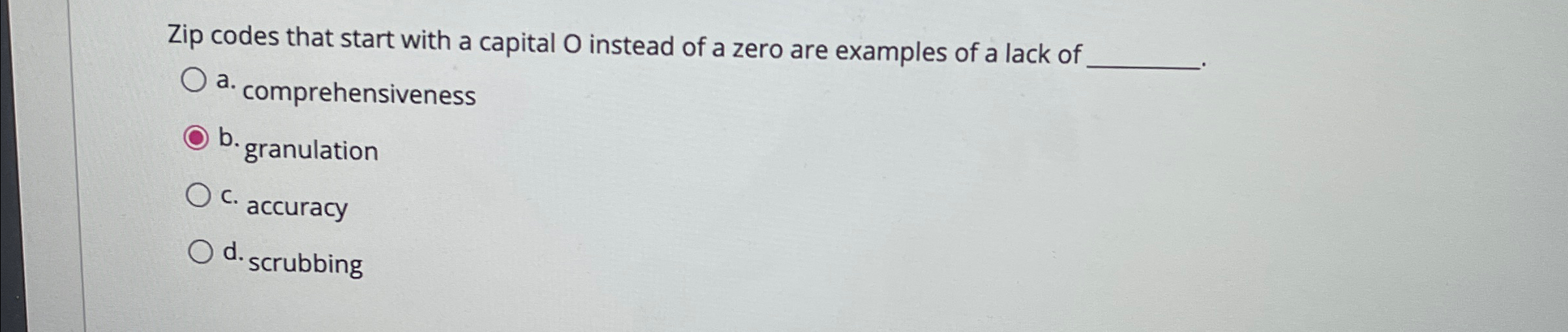 Solved Zip codes that start with a capital O instead of a | Chegg.com