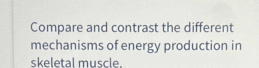 Solved Compare and contrast the different mechanisms of | Chegg.com