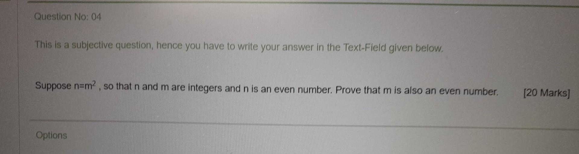 Solved This is a subjective question, hence you have to | Chegg.com