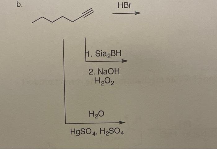 Solved b. 1. Sia2BH 2. NaOH H2O2 | Chegg.com