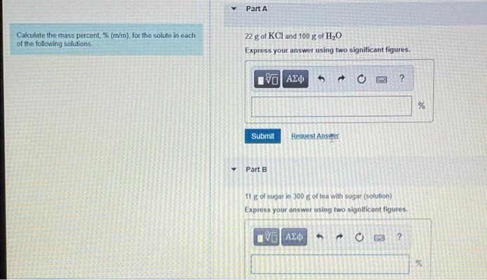 Solved Calculate the mads percent, % (m/m), for the solute | Chegg.com