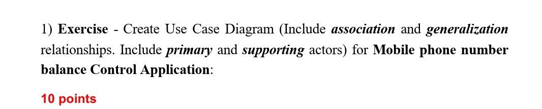 Solved Create Use Case Diagram (Include association and | Chegg.com
