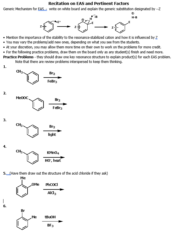 Solved Recitation on EAS and Pertinent FactorsGeneric | Chegg.com