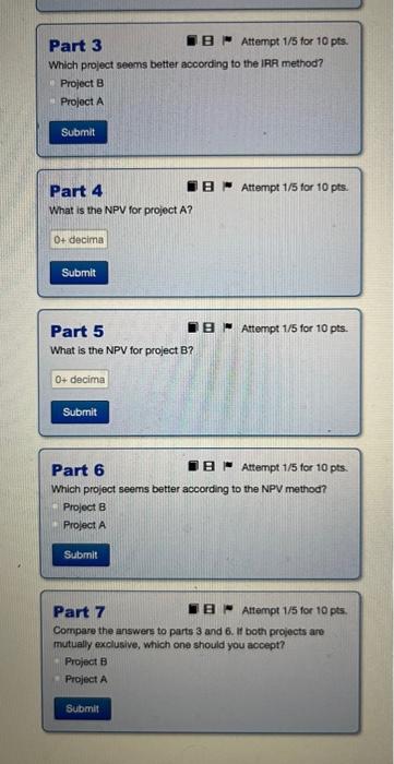Solved Intro You've estimated the following cash flows (in | Chegg.com