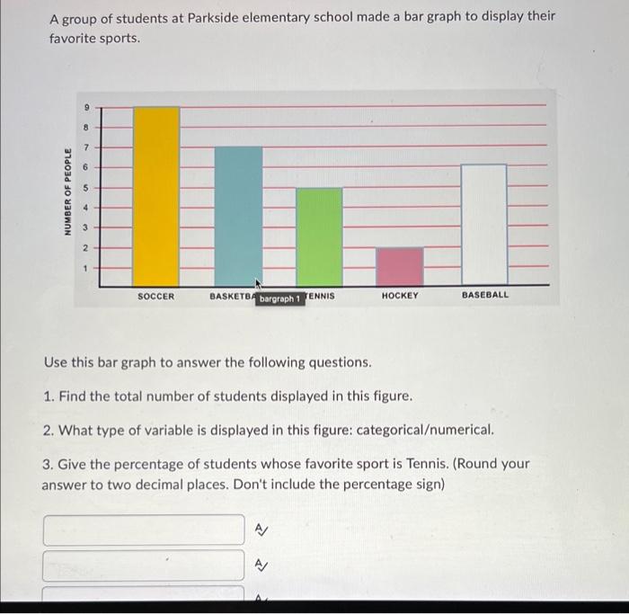 Solved A group of students at Parkside elementary school | Chegg.com