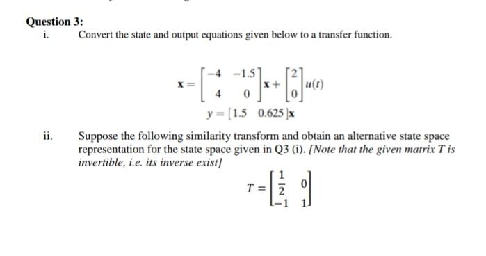 Solved Subject: Control System Note: Please explain | Chegg.com