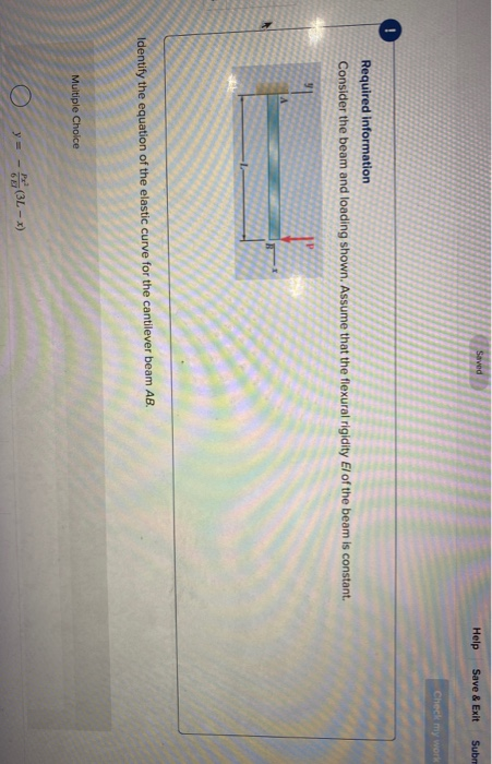 Solved Help Save & Exit Subm Check my work Required | Chegg.com