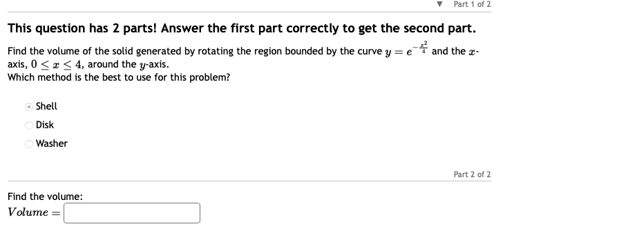 Solved This question has 2 ﻿parts! Answer the first part | Chegg.com