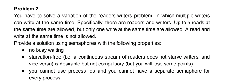 Solved Problem 2 You have to solve a variation of the | Chegg.com