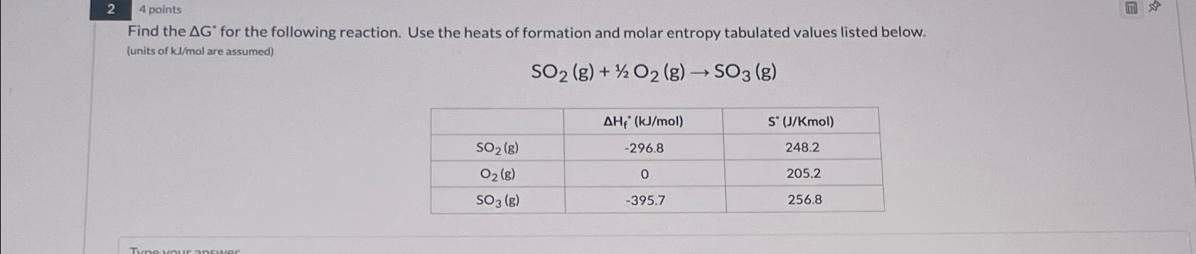 Solved Find the ΔG' ﻿for the following reaction. Use the | Chegg.com