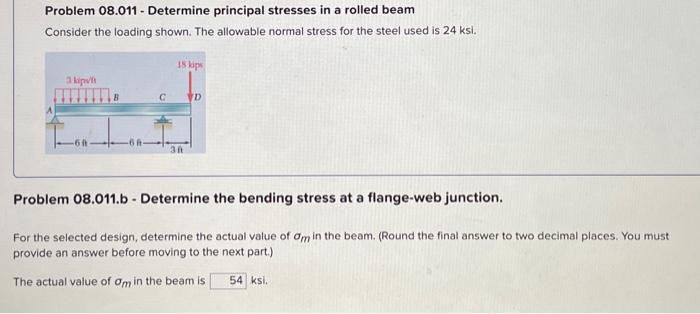 Solved Required information Problem 08.011 - Determine | Chegg.com