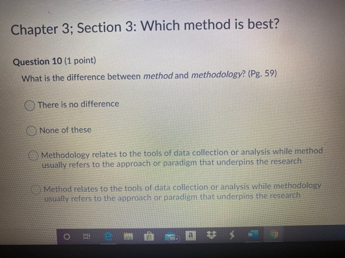 Solved Chapter 3; Section 3: Which method is best? Question | Chegg.com