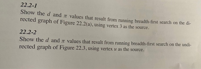 Solved 22.2-1 Show the d and a values that result from | Chegg.com