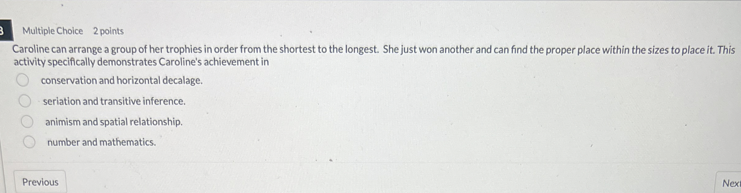 Solved Multiple Choice 2 ﻿pointsCaroline can arrange a group | Chegg.com