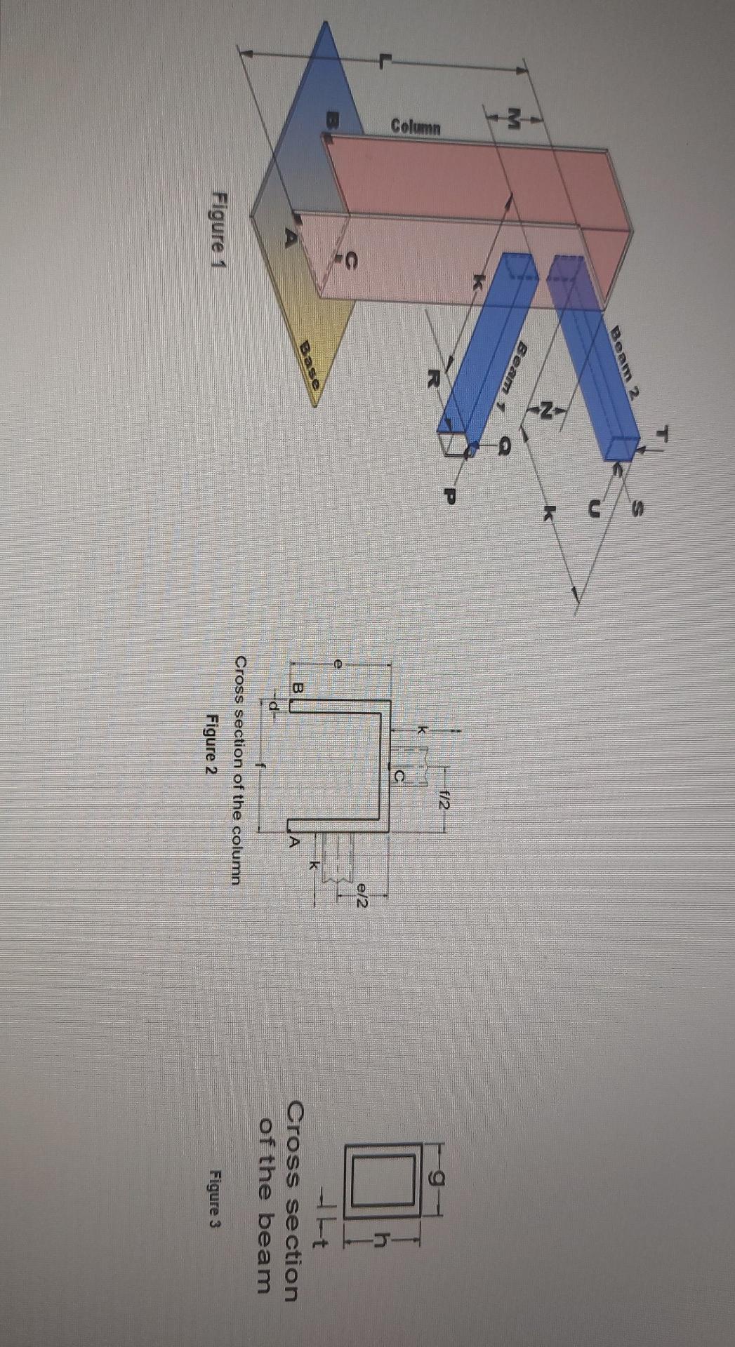 Solved A column structure made with a uniform cross-section | Chegg.com