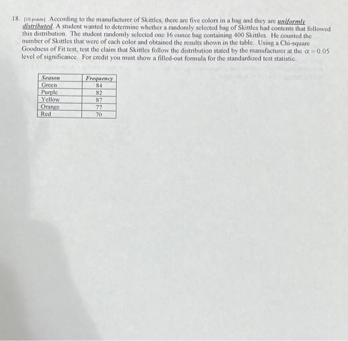 Solved 8. [10 point] According to the manufacturer of | Chegg.com
