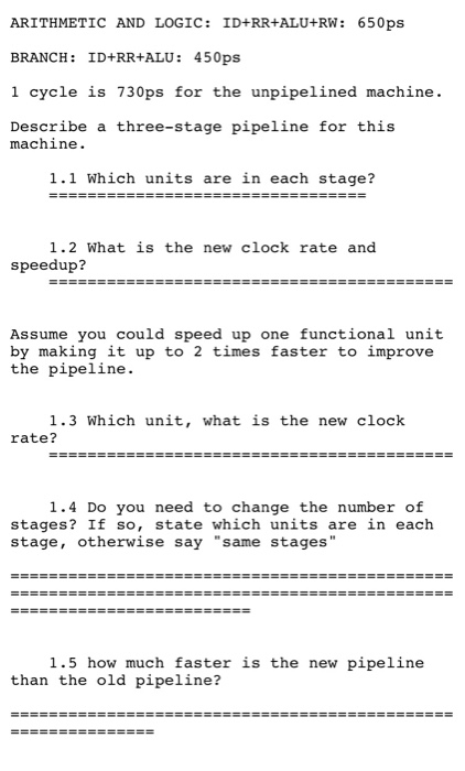 Solved 1. A (fictional) CPU has the following internal units | Chegg.com