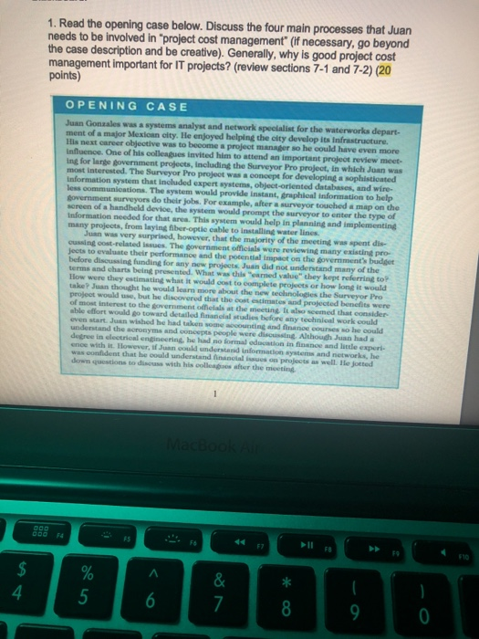 (Solved) : 1 Read Opening Case Discuss Four Main Processes Juan Needs ... (Solved) : 1 Read Opening Case Discuss Four Main Processes Juan Needs ...