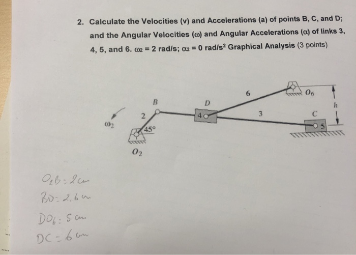 2. Calculate the Velocities (v) and Accelerations (a) | Chegg.com