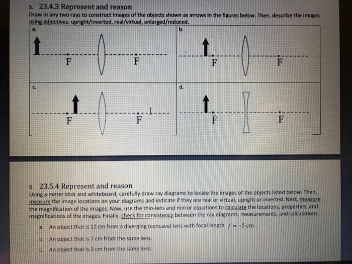 Solved 5. 23.4.3 Represent and reason Draw in any two rays | Chegg.com