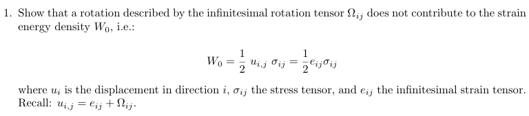 Solved Show that a rotation described by ﻿the infinitesimal | Chegg.com