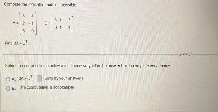 Solved Identify a13 and a11, if possible. [8−7−414−8] Select | Chegg.com