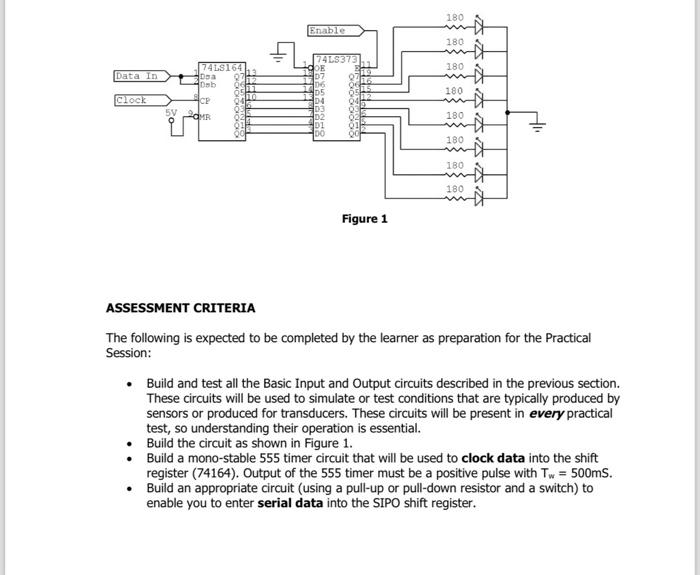 Solved Data In 74LS164 Dsa Dsb 10 500 CP 5V OMR Clock | Chegg.com