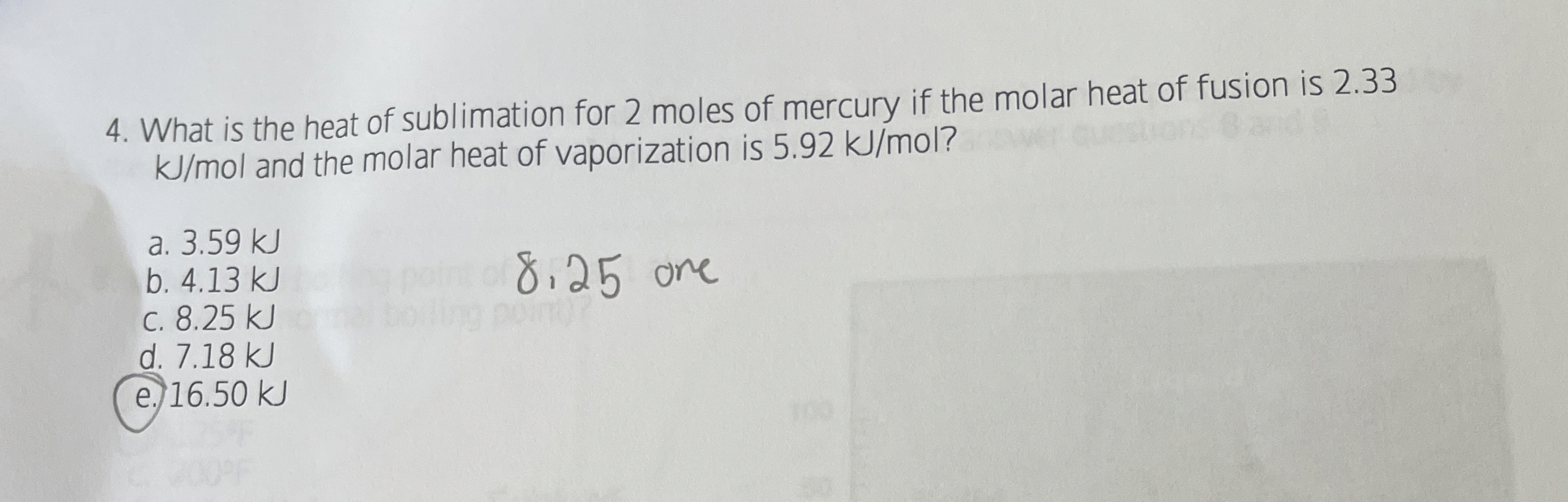 Solved What is the heat of sublimation for 2 ﻿moles of | Chegg.com