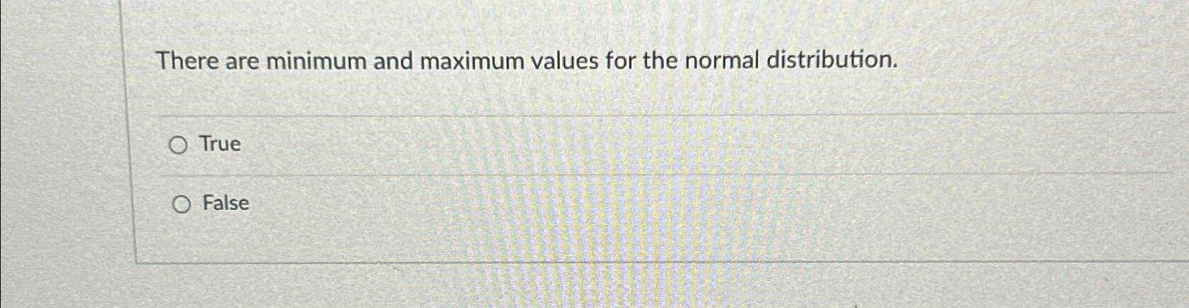 Solved There are minimum and maximum values for the normal | Chegg.com
