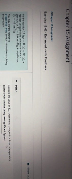 Solved Chapter 15 Assignment | Chegg.com
