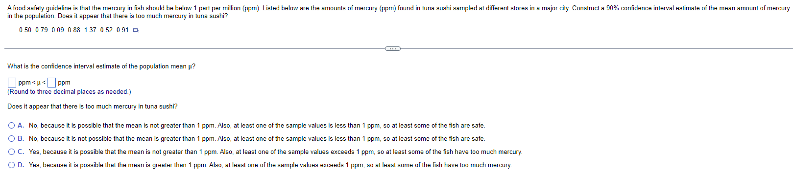 Solved in the population. Does it appear that there is too | Chegg.com