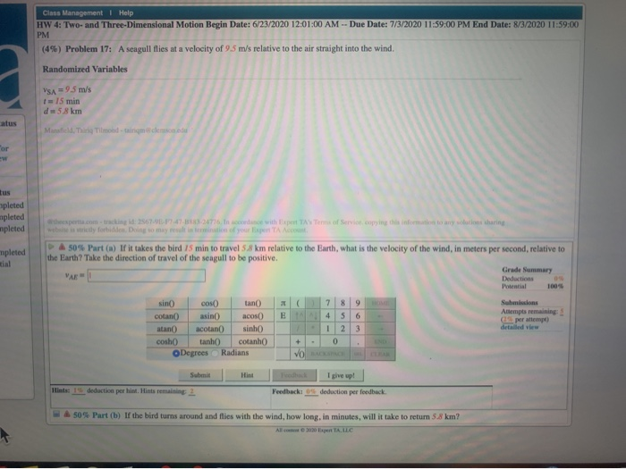 Solved Class Management | Help HW 4: Two-and | Chegg.com