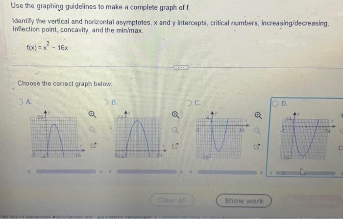 Solved Use the graphing guidelines to make a complete graph | Chegg.com