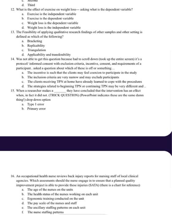 Solved Evidence-Based Practice (NR-449) 1. Summarizing | Chegg.com