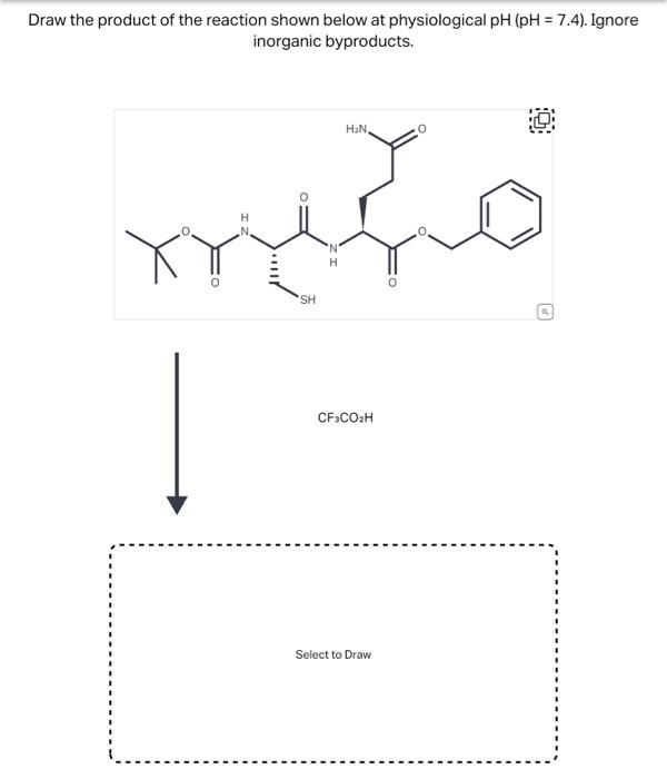 Solved Draw the product of the reaction shown below at | Chegg.com