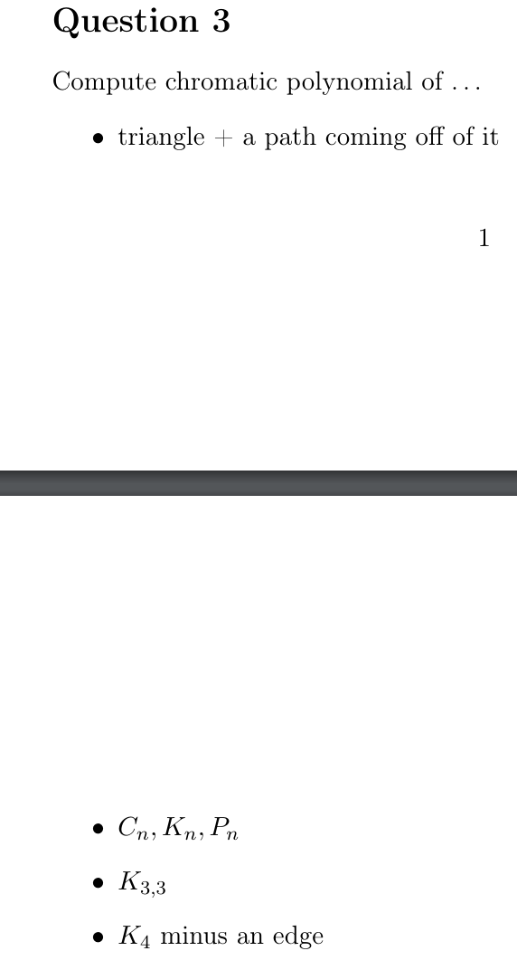 Solved Question 3Compute chromatic polynomial of ...triangle | Chegg.com