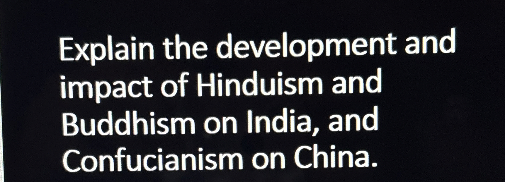 Solved Explain the development andimpact of Hinduism | Chegg.com
